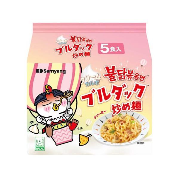 Samyang Buldak Ramen: Cream Carbonara Hot Chicken (5-pack, 24.7oz) (Fr